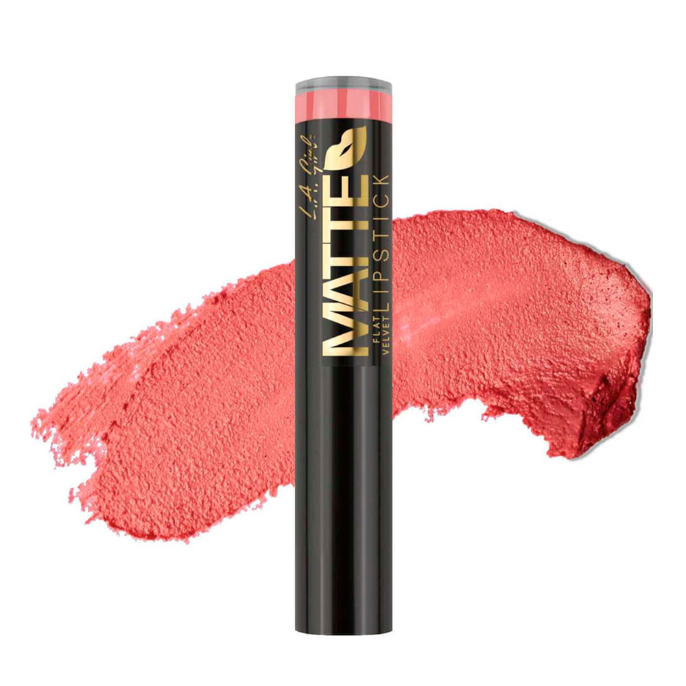 L.A GIRL Labial en Barra Matte Flat Velvet Hush Larga Duración 3 gr - Aruma