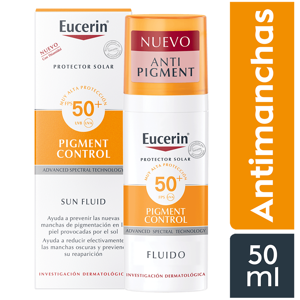 Protector solar facial Eucerin Pigment Control SPF 50+