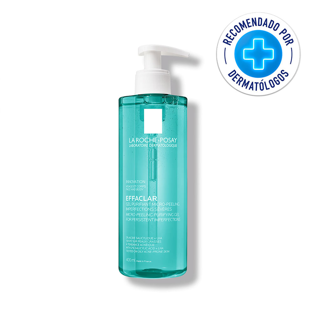 Gel limpiador + Microexfoliante La Roche Posay Effaclar 400 ml - Aruma