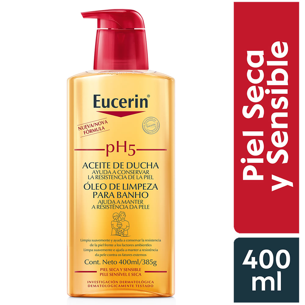 Aceite De Ducha Eucerin Ph5 Piel Seca Y Sensible 400 Ml Aruma 2700