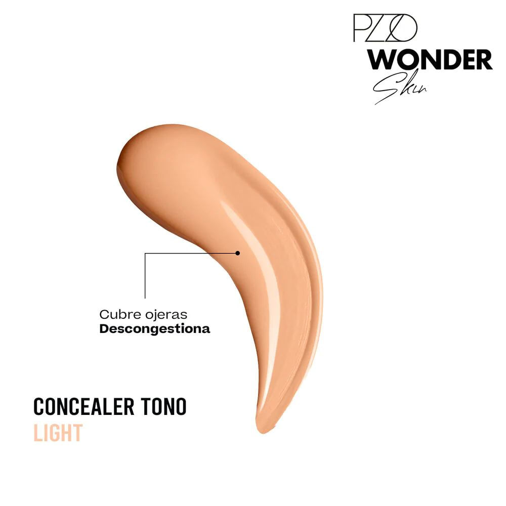 Corrector Líquido Petrizzio Wonder Skin Light 01