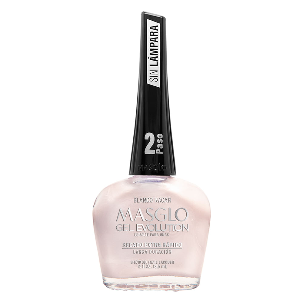 Esmalte Masglo Gel Evolution Blanco Nacar 13.5 ml - Aruma