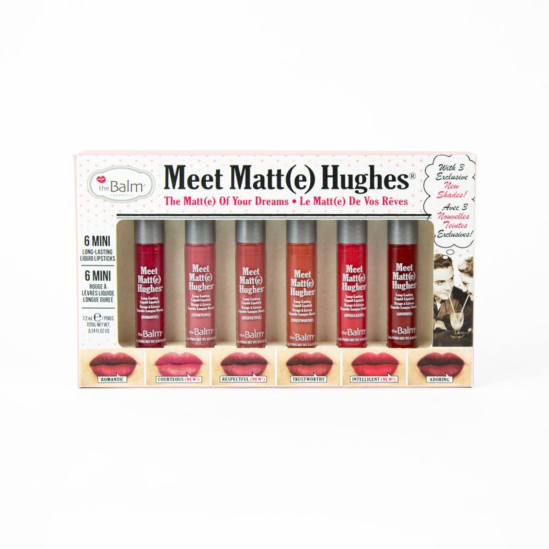 Kit De Labiales Meet Matte Hughes Mini #12 TheBalm - Aruma