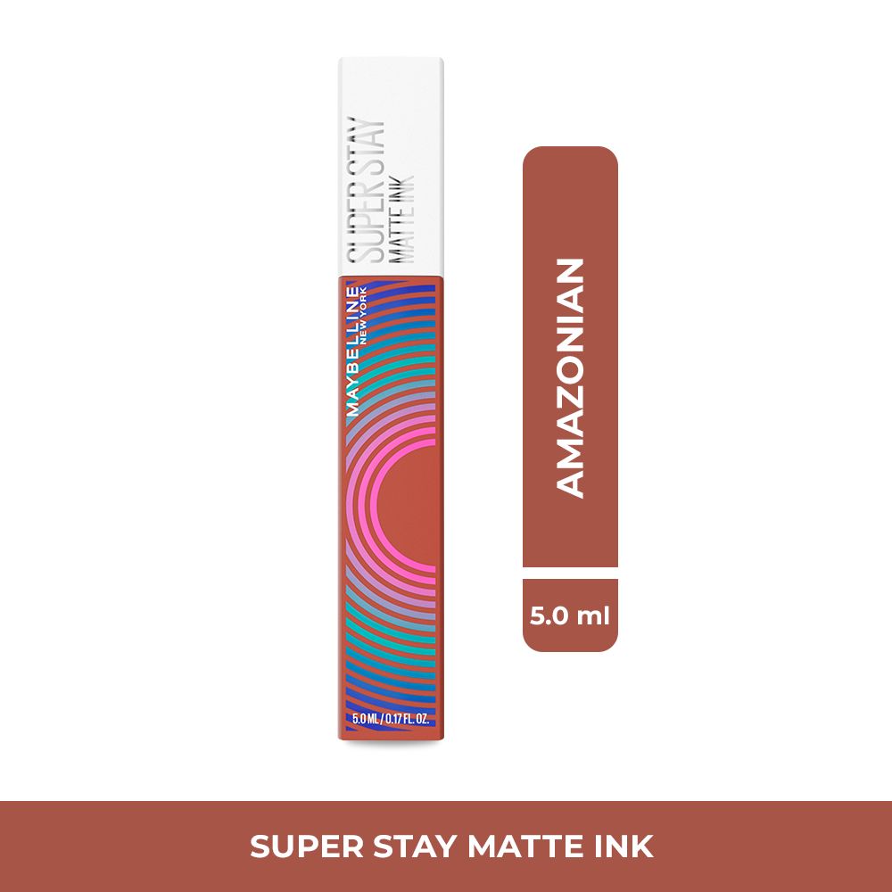 Labial Maybelline Superstay Matte Ink Tono Amazonian Music Collection ...