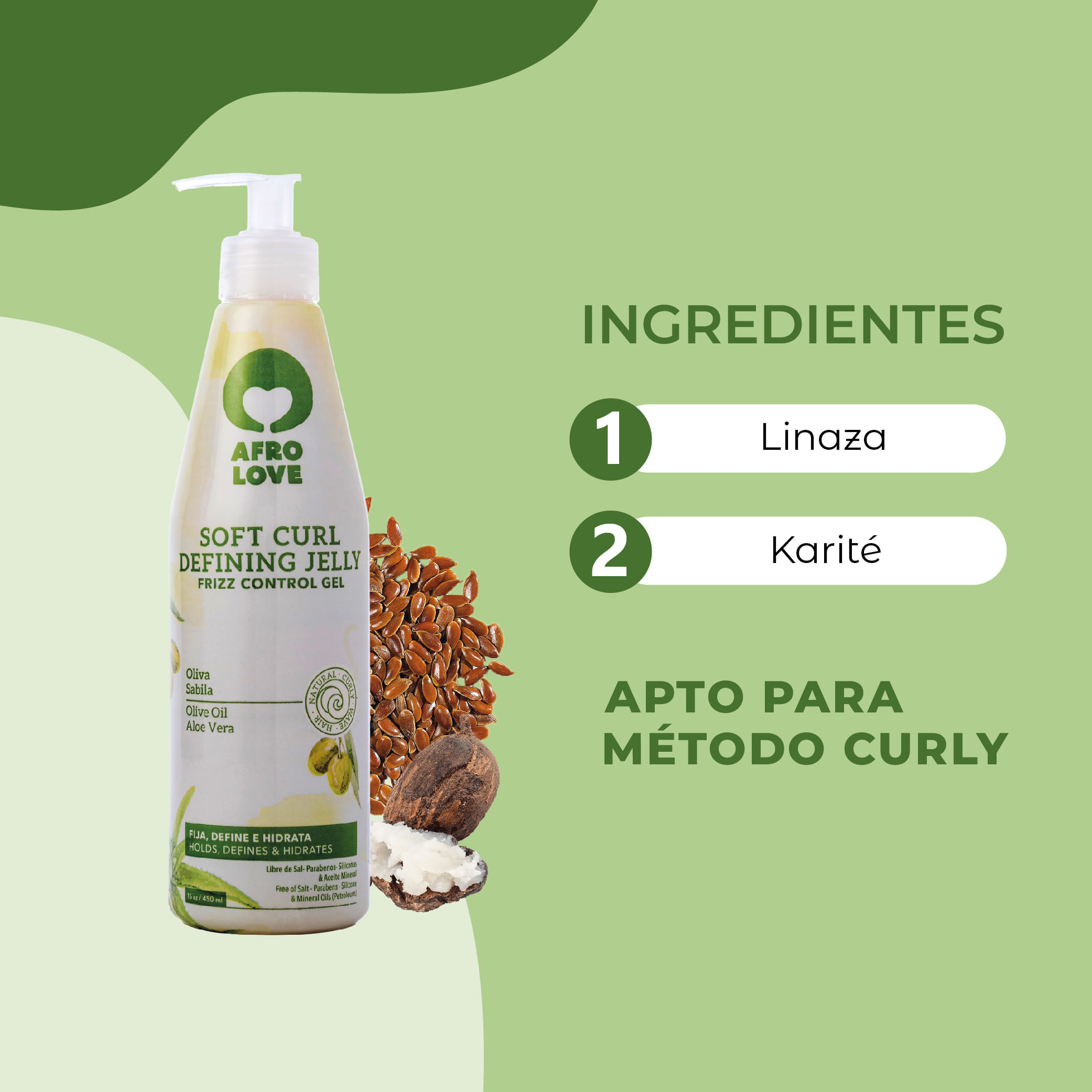 Gel Afro Love Soft Curl 290 ml - Aruma