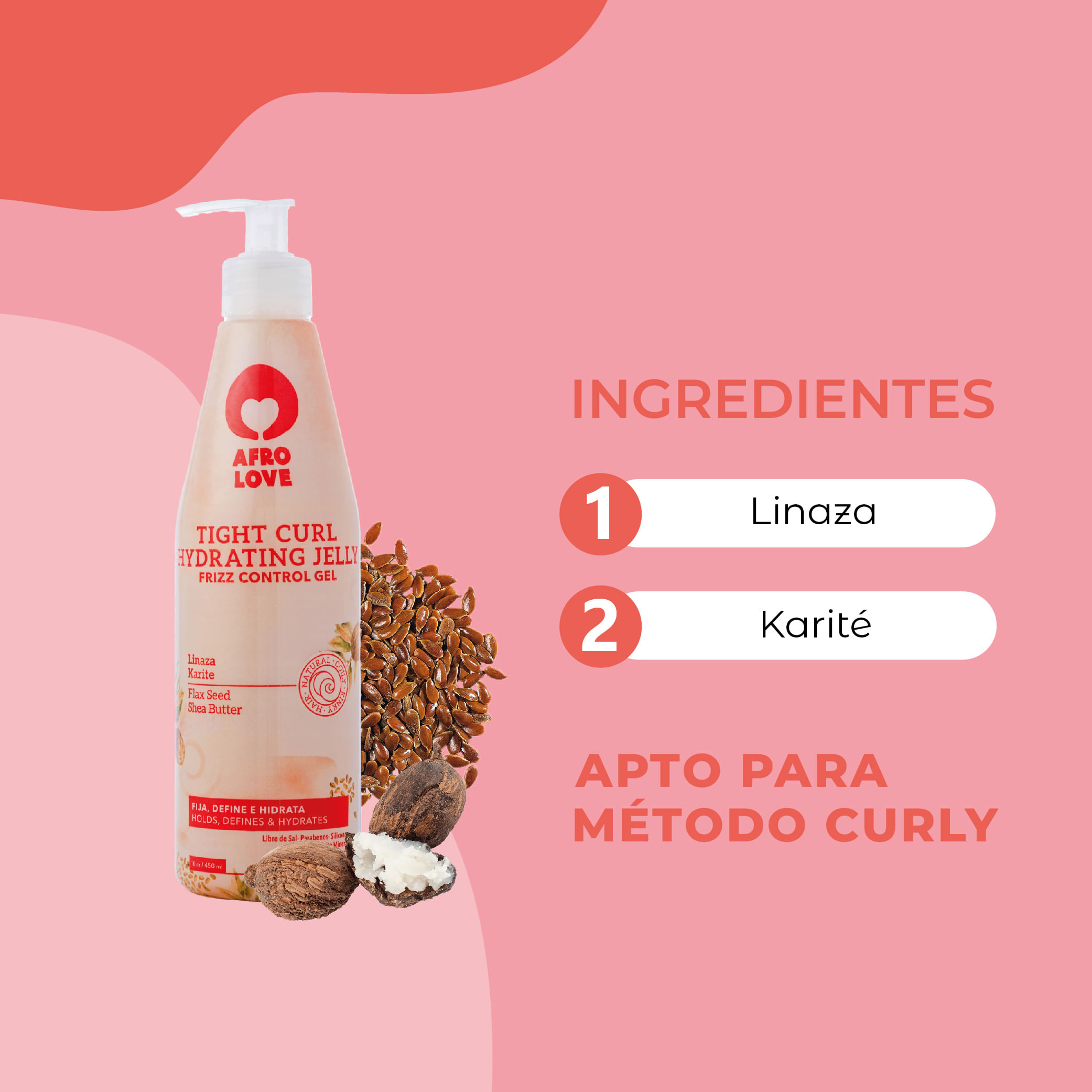 Gel Afro Love Tight Curl 290 ml - Aruma