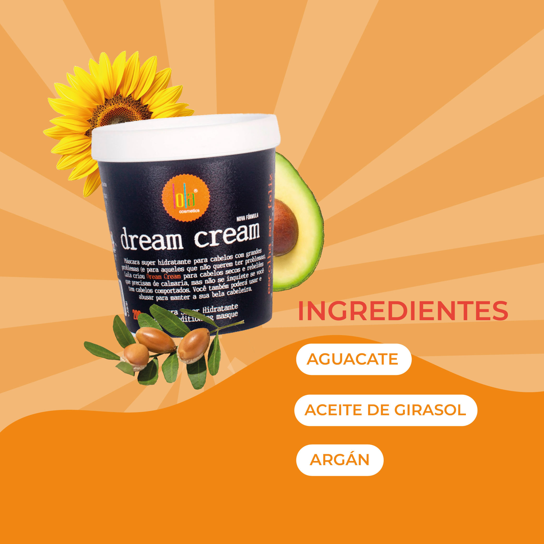 Mascarilla Lola Cosmetics Dream Cream 200g - Aruma