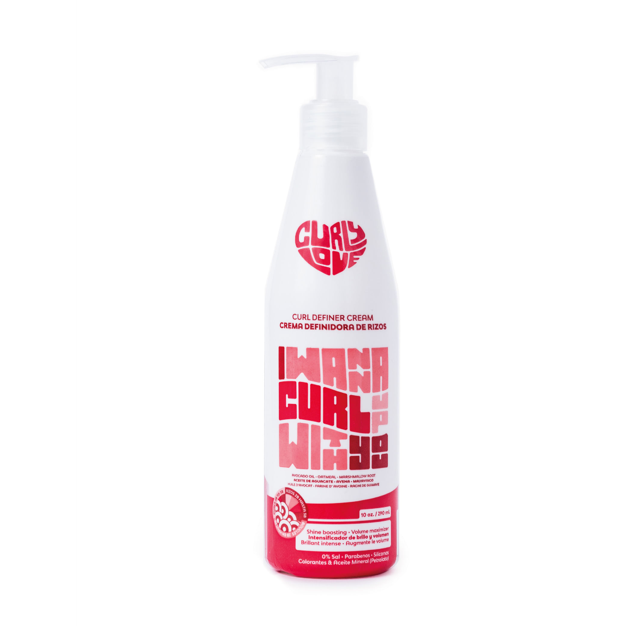 Crema Definidora Curly Love Para Onduladas 290 ml - Aruma