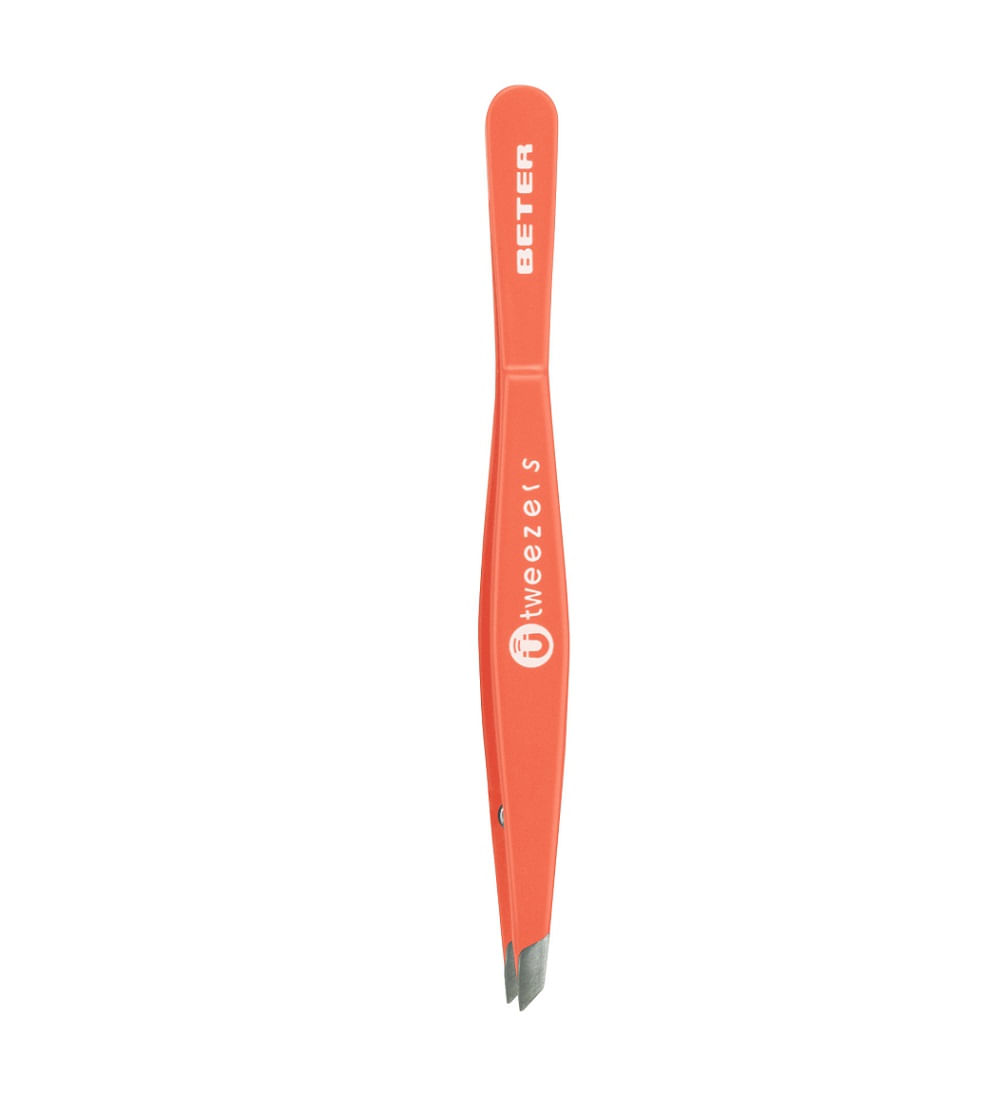 Pinza Magnética Naranja Claro Beter Punta Oblicua - Aruma