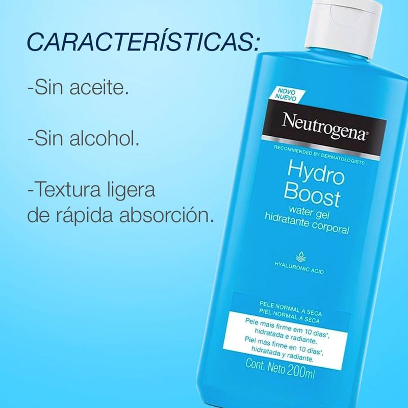Set NEUTROGENA Hydro Boost Body Gel Cream 200 ml + Humectante Hydro ...