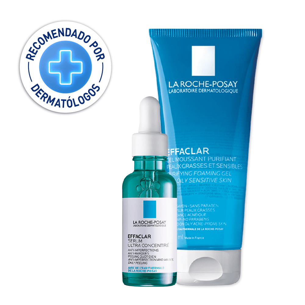 Set Effaclar La Roche Posay Sérum Ultra Concentrado + Gel Limpiador ...