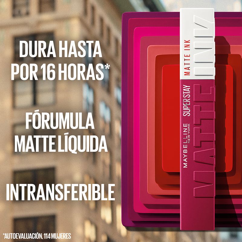 MAYBELLINE Labial Superstay Matte Ink 0.34 Fl Oz Tono Pathfinder - Aruma