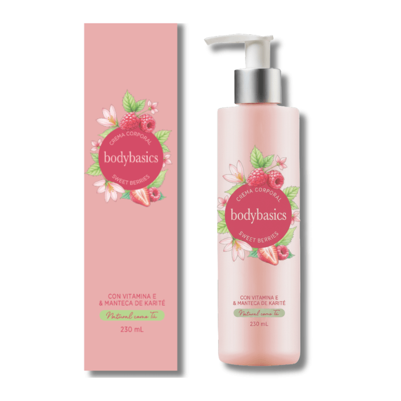 Crema Corporal Bodybasics Sweet Berries x 230mlEn Caja - Aruma