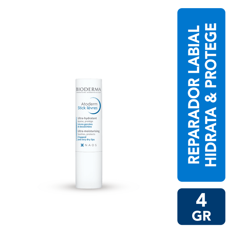 Atoderm Stick Levres 4g Bioderma - Aruma