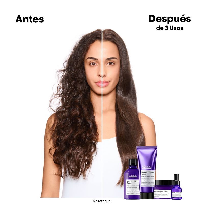 Mascarilla Loreal Professionnel Keratin Alpha Sleek 250ml